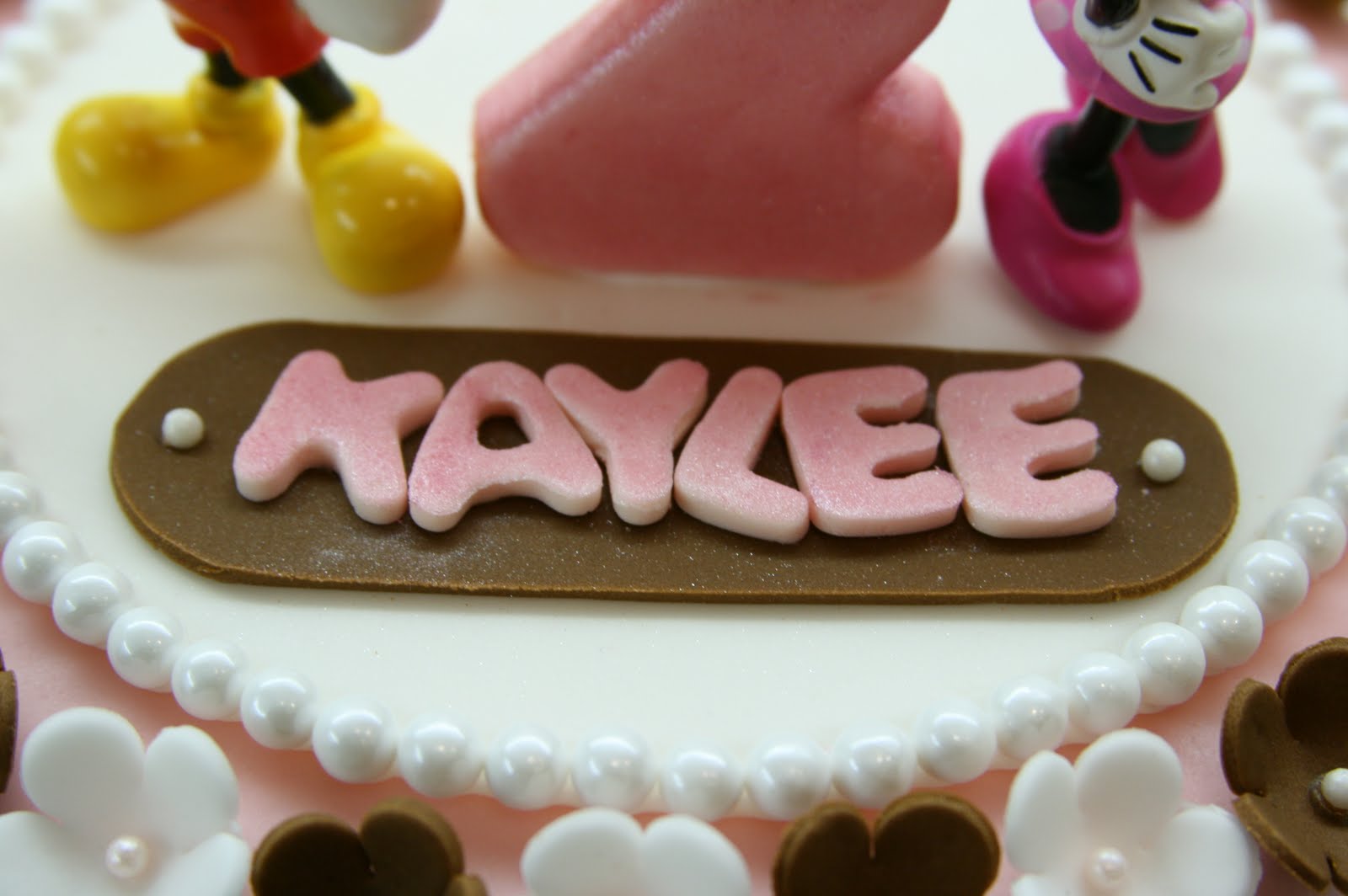 Beautiful Kitchen: Mickey and Minnie Mouse Pink Theme Cake