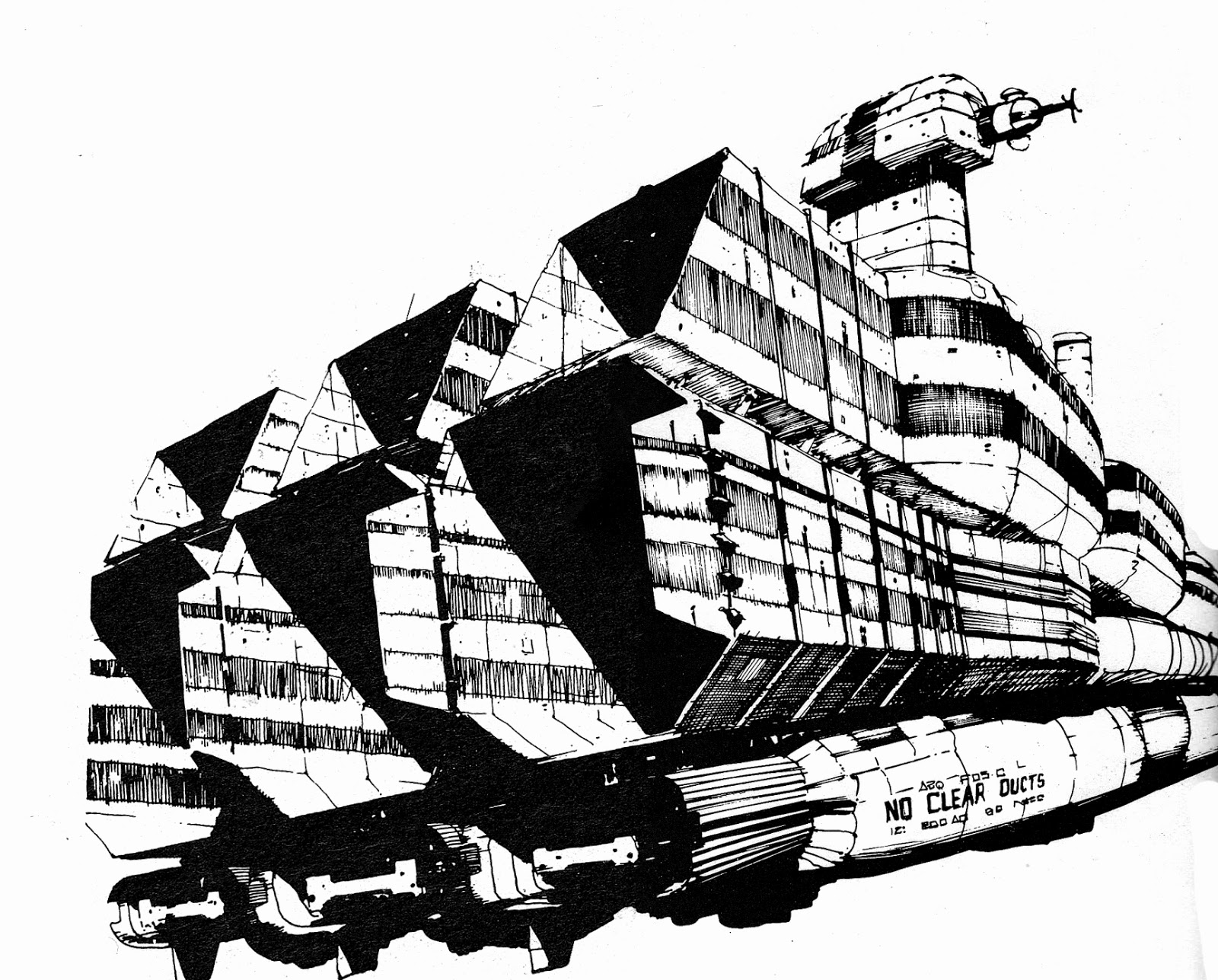 Alien Explorations: 7 & 8 The Riverboat design, 1977