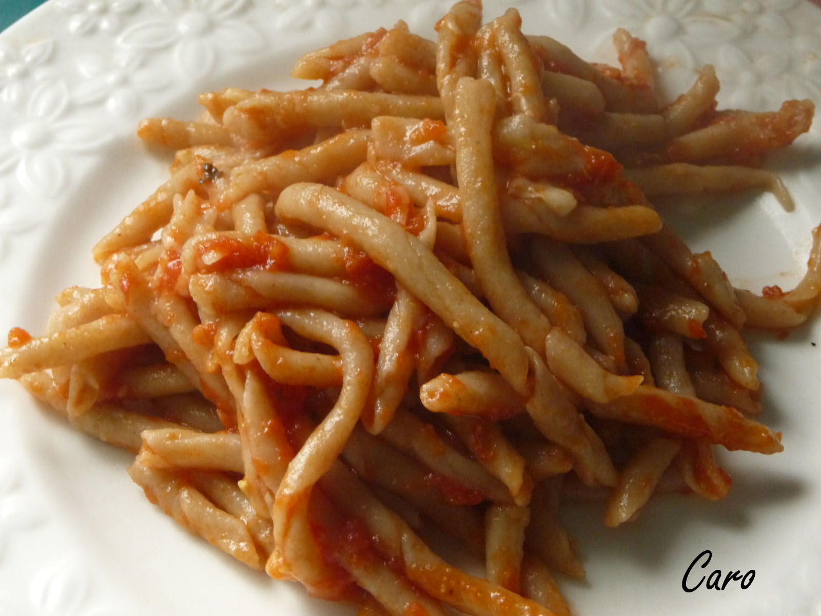 Caro Pimiento: Fusilli al ferreto