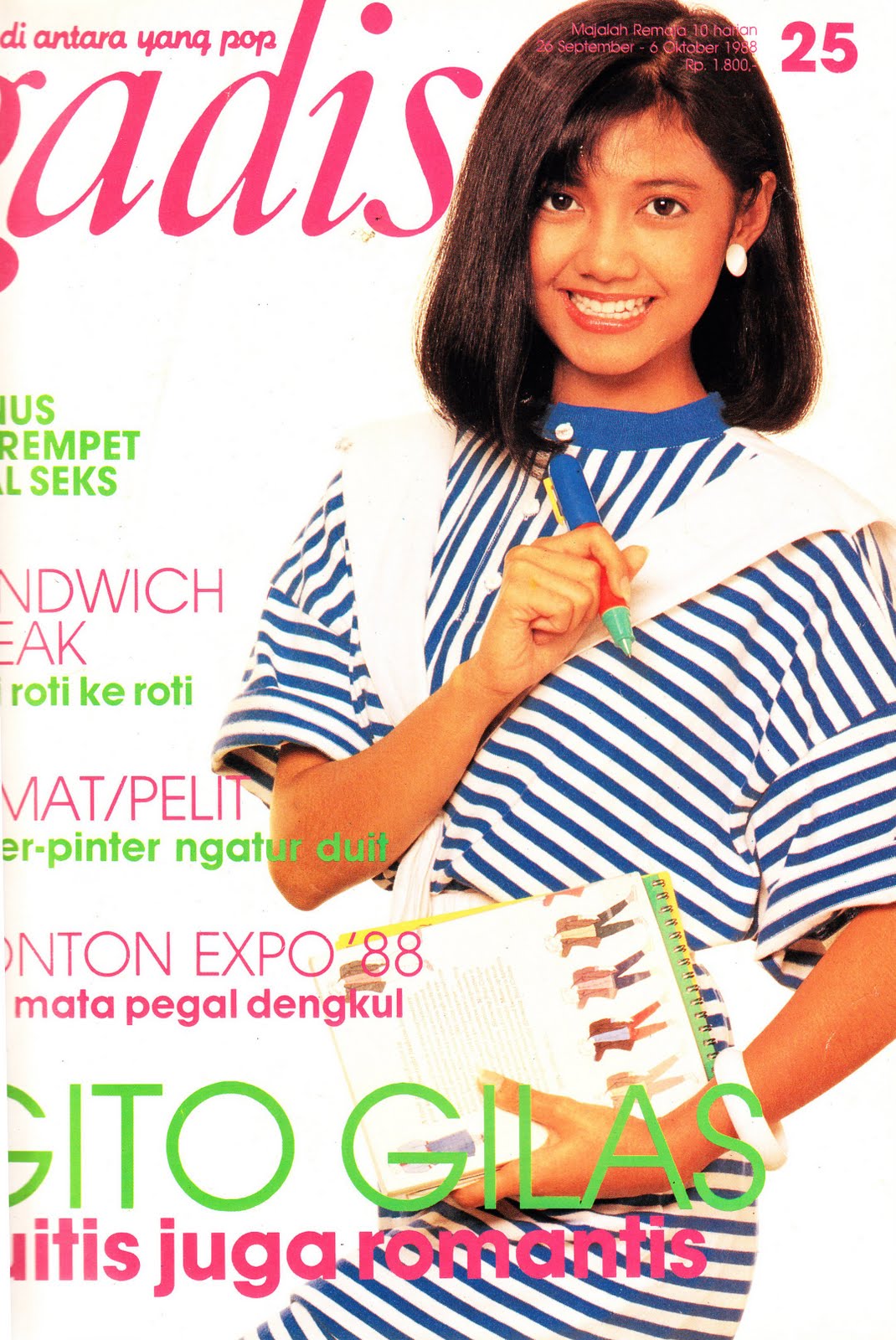 Jarnawi Aliun is Aliun Hamidy's Son: Majalah Gadis 1988 - 25