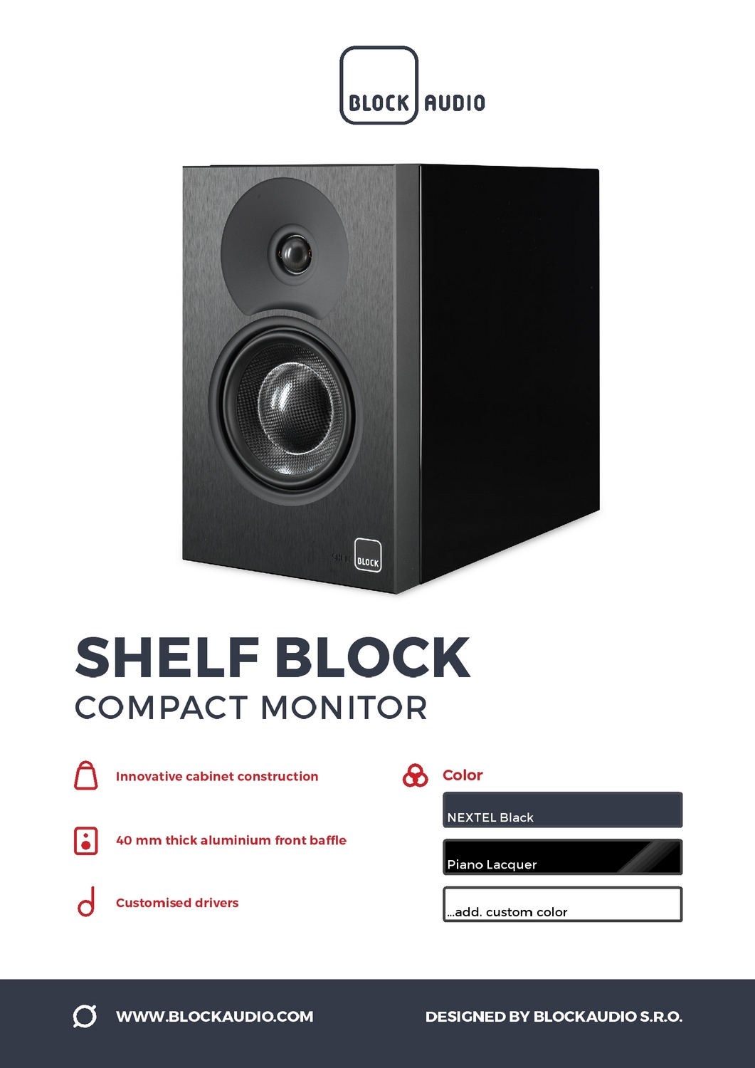 Wizard High-End Audio Blog: Block Audio Shelf Block Speakers