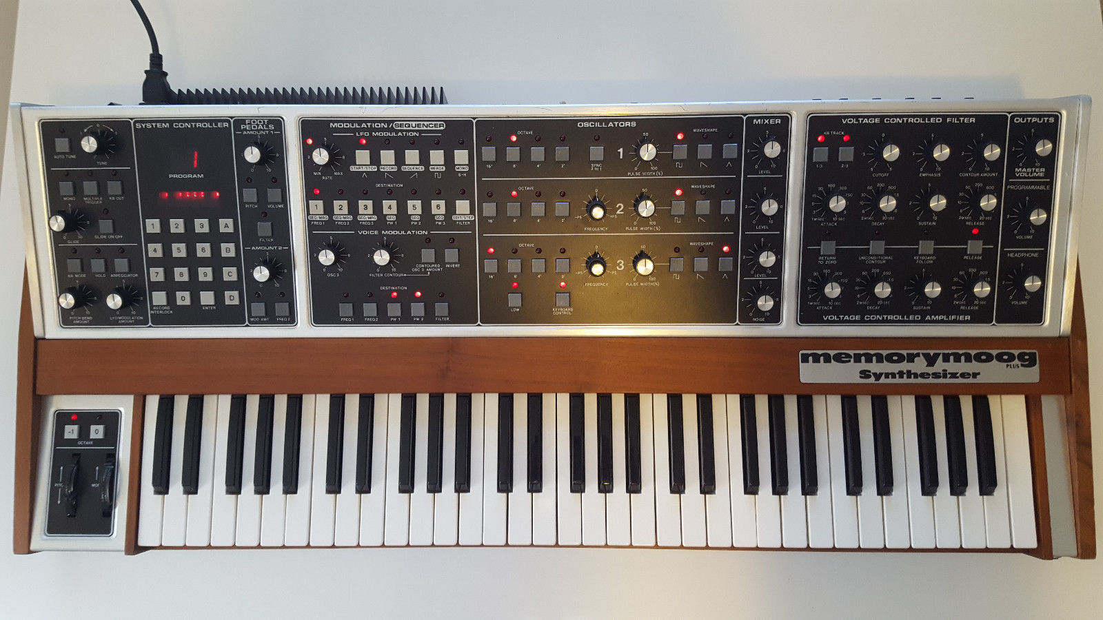 MATRIXSYNTH: Memorymoog Plus Analog Keyboard Synthesizer SN 3443