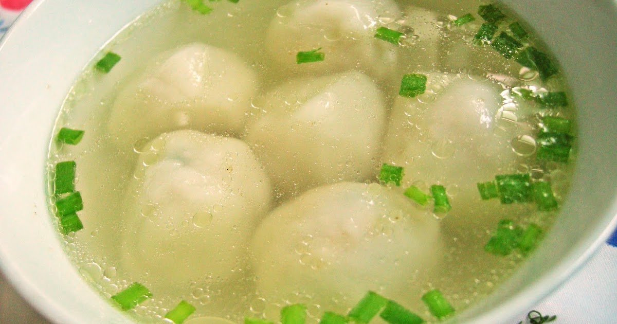 Peng's Kitchen: Savoury Glutinous Rice Ball Soup