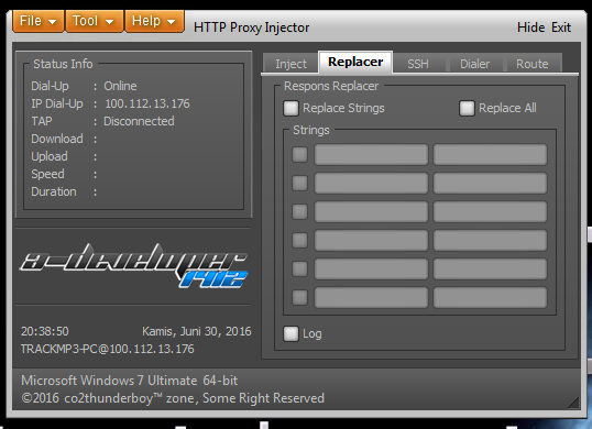 HTTP Proxy Injector buat komputer (windows) | TRIK INTERNET GRATIS
