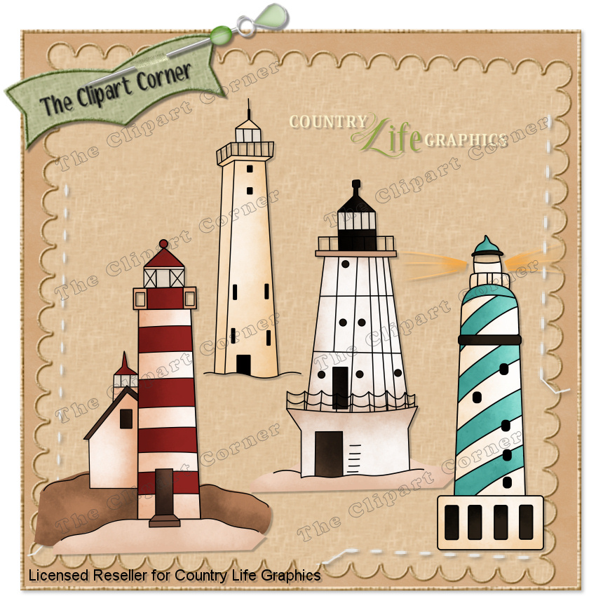 The Clipart Corner: Lighthouses Clip Art