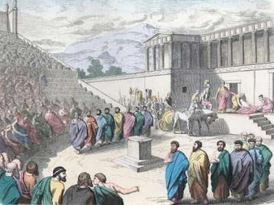 APASIONADOS DEL IMPERIO ROMANO: TESPIS, EL PRIMER ACTOR DE LA HISTORIA