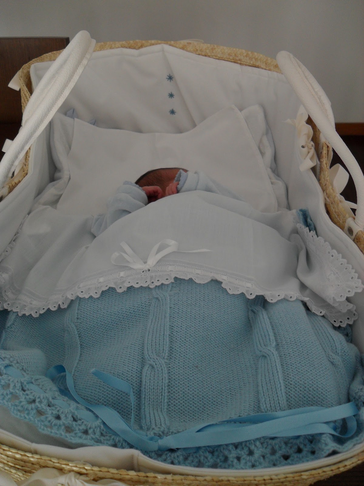 Entre papas e biberons: Alcofa de bebé