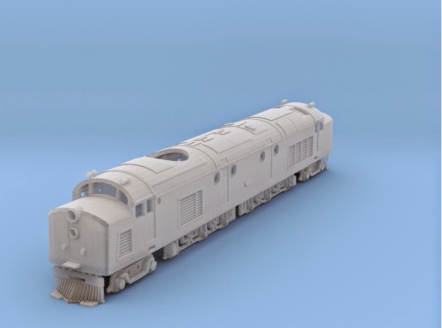 New Zealand Railway Models (Kiwi Trains): NZR Locomotive Shells for HO 1:87
