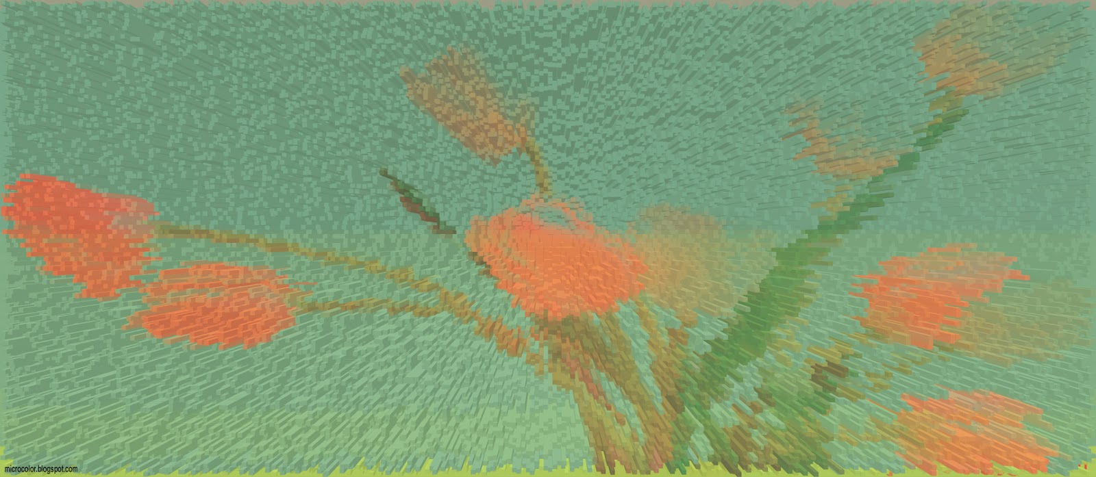 MicroColor: MicroColor free glass wallpaper download.