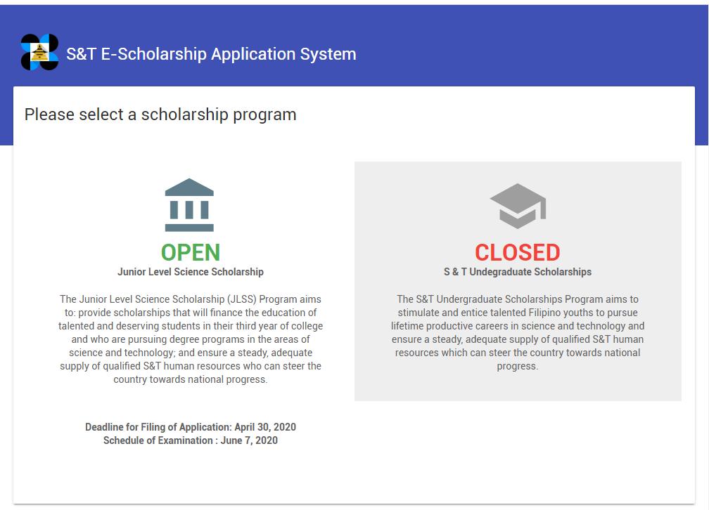 GobyerKnows: DETAILS: 2020 DOST-SEI Junior Level Science Scholarship (JLSS)