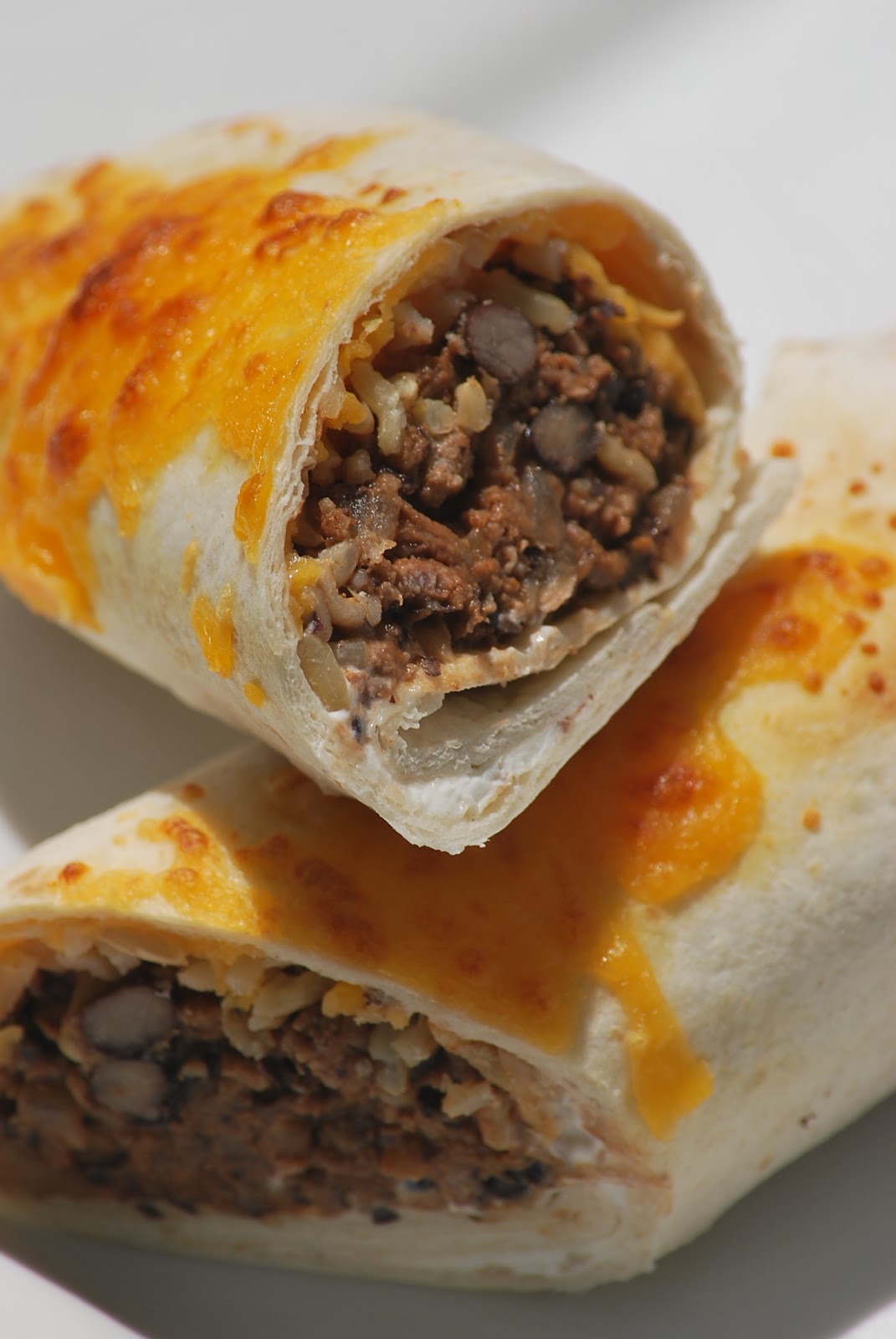 My story in recipes: Bean and Beef Burritos