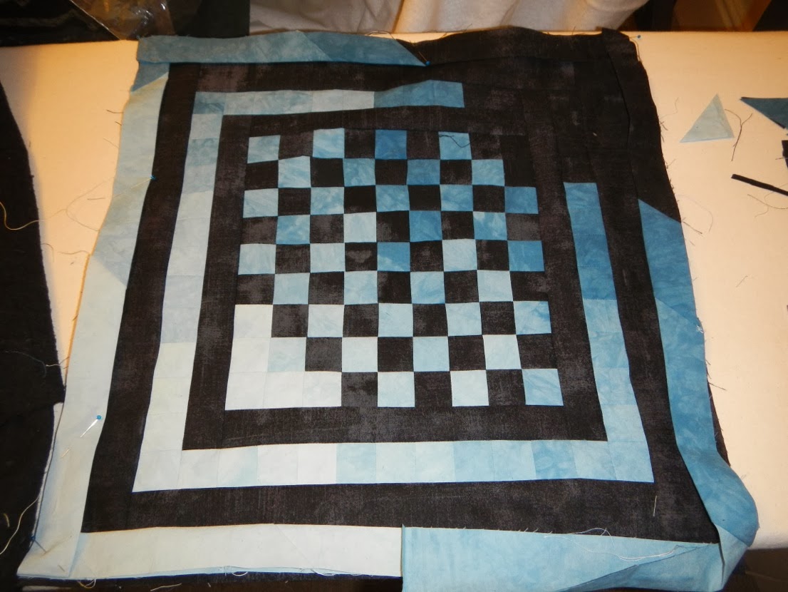 MELON PATCH QUILTS: finally making my postage stamp block!