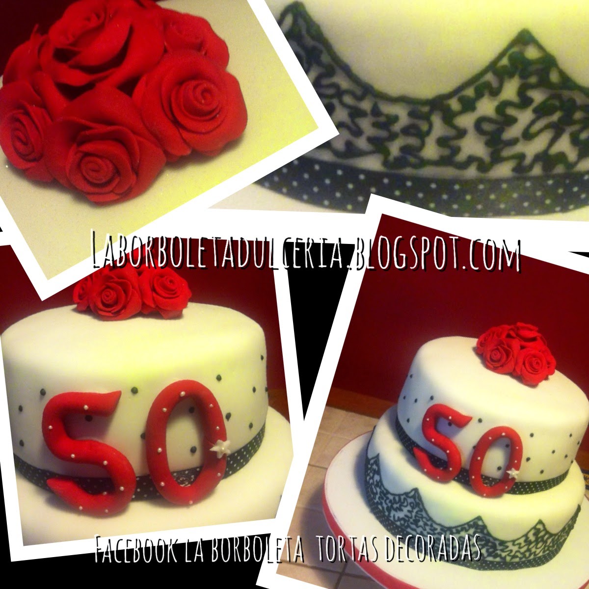 La Borboleta Tortas Decoradas: Torta 50 años