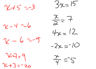 Sargent Park Math Zone: Integer Test Practice