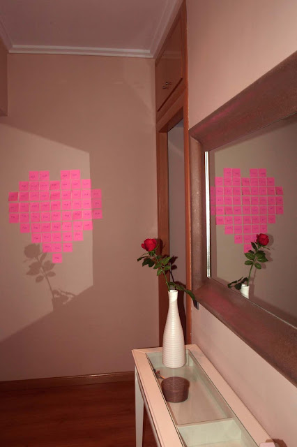 Preparados, listos...scrap!: Corazón con Post-its