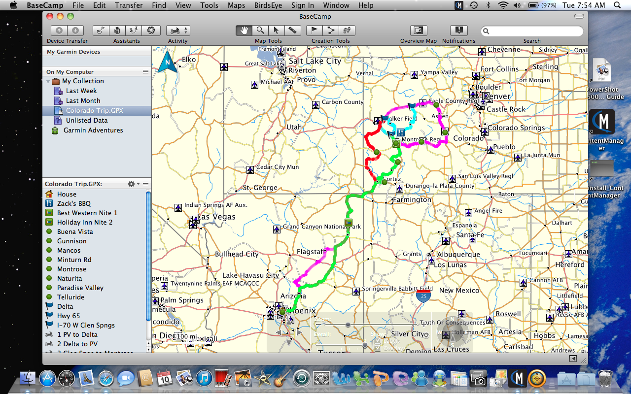 Colorado Motorcycle Trip - June 2014: The Planned Route.......