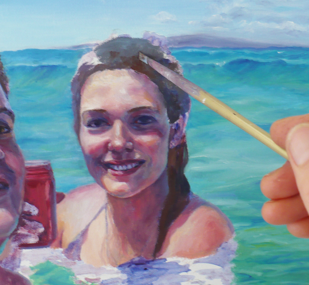 Zeh Original Art Blog Watercolor and Oil Paintings: Forever in Paradise ...