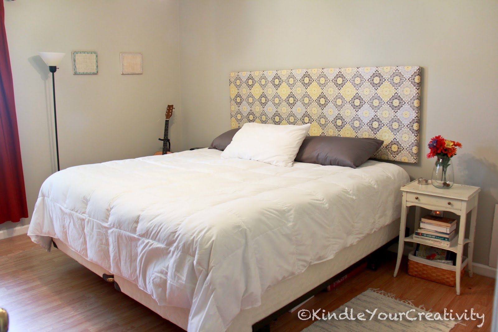 Kindle Your Creativity: Master Bedroom Redo - DIY Fabric Headboard