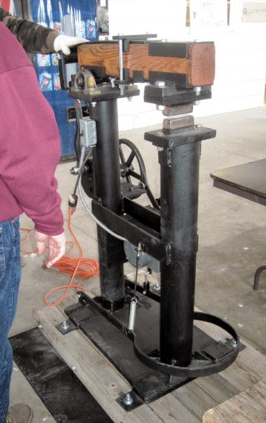 Persimmon Forge: Professional Blacksmithing: Bernie’s Helve Hammer