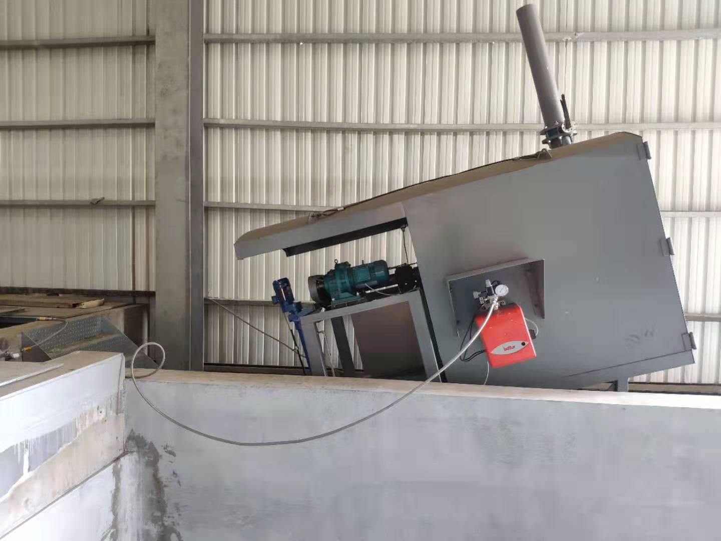 Galvanizing: Galvanizing: Zinc Ash recovery system.