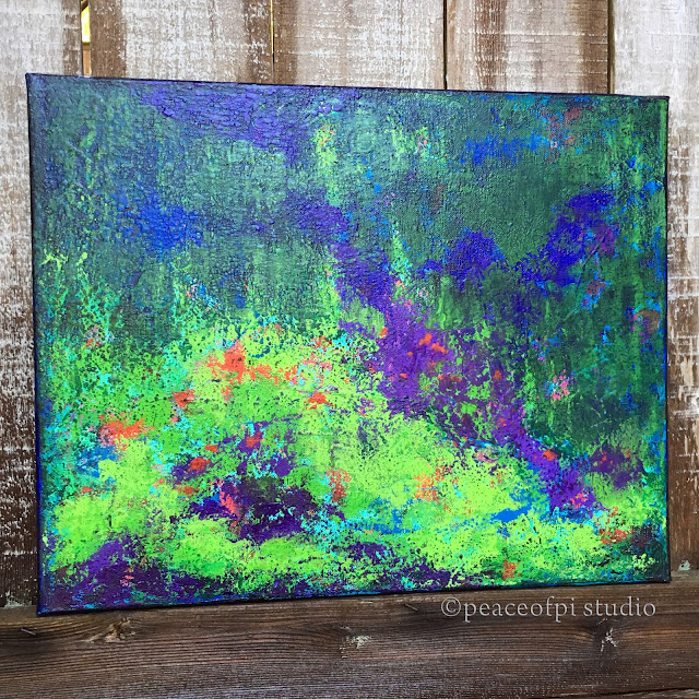 peaceofpi studio: Painting the Abstract Landscape in Acrylic