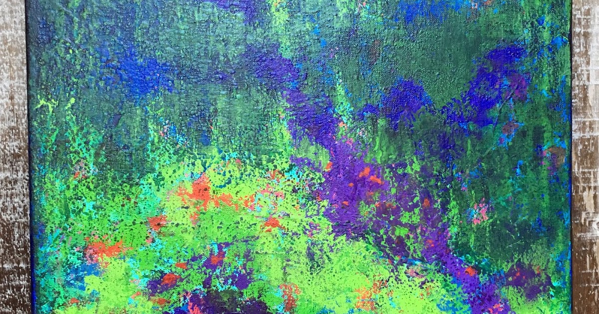 peaceofpi studio: Painting the Abstract Landscape in Acrylic