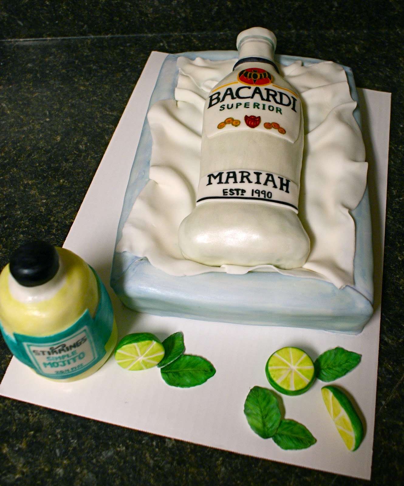 Cakes by Meg: Bacardi Mojito Cake