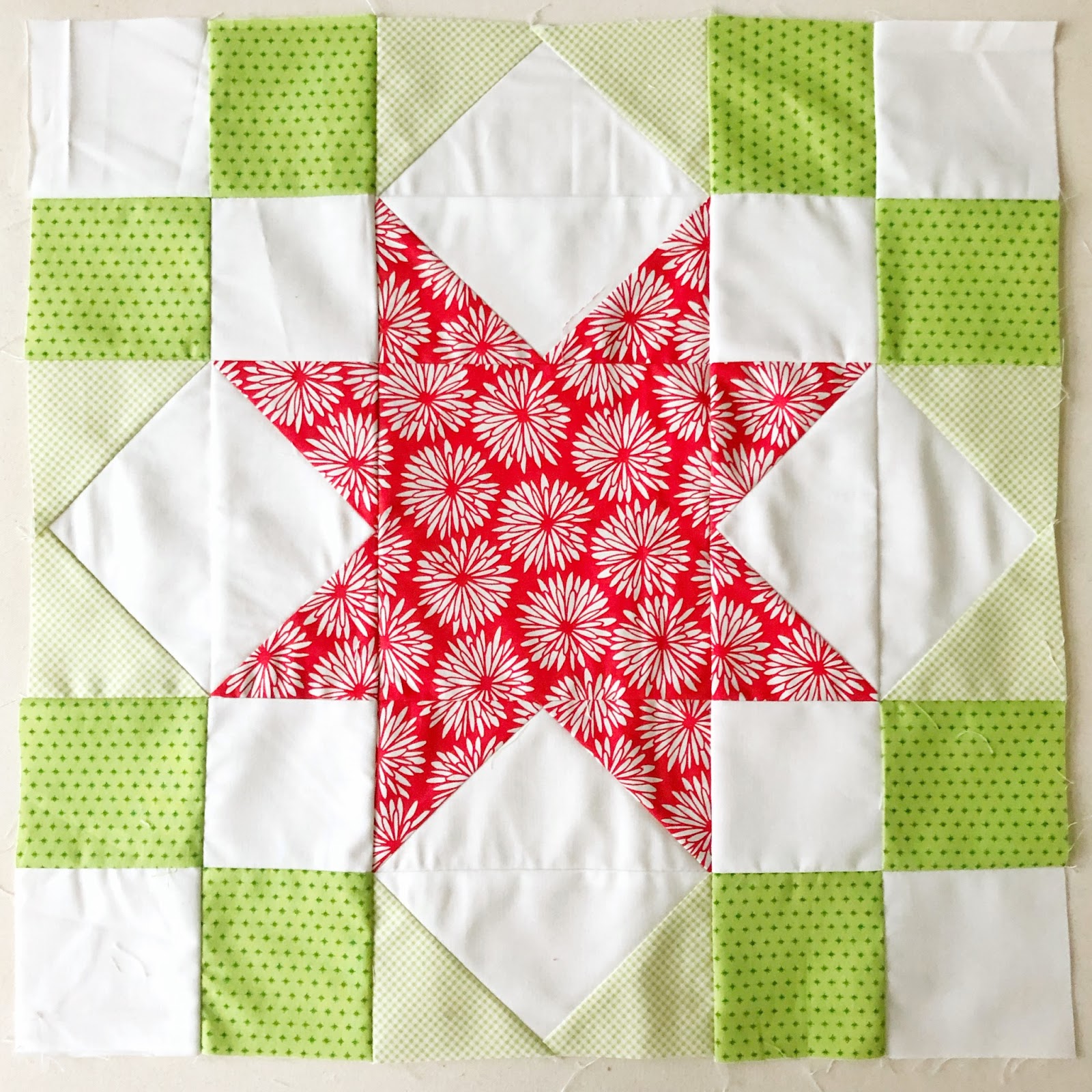 Week 3- Sweet Star Quilt Along: Make 4 blocks
