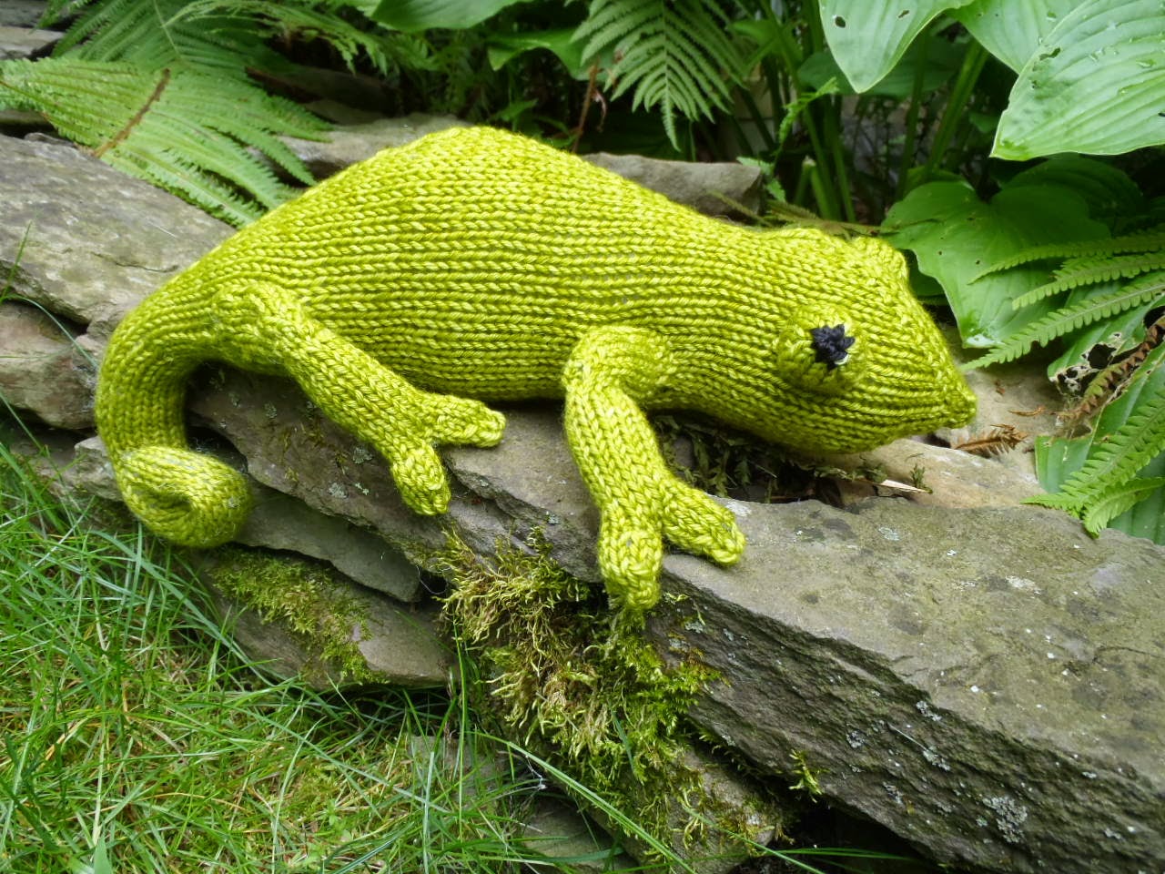 Stana's Critters Etc.: Knitting Pattern for Chameleon Leon