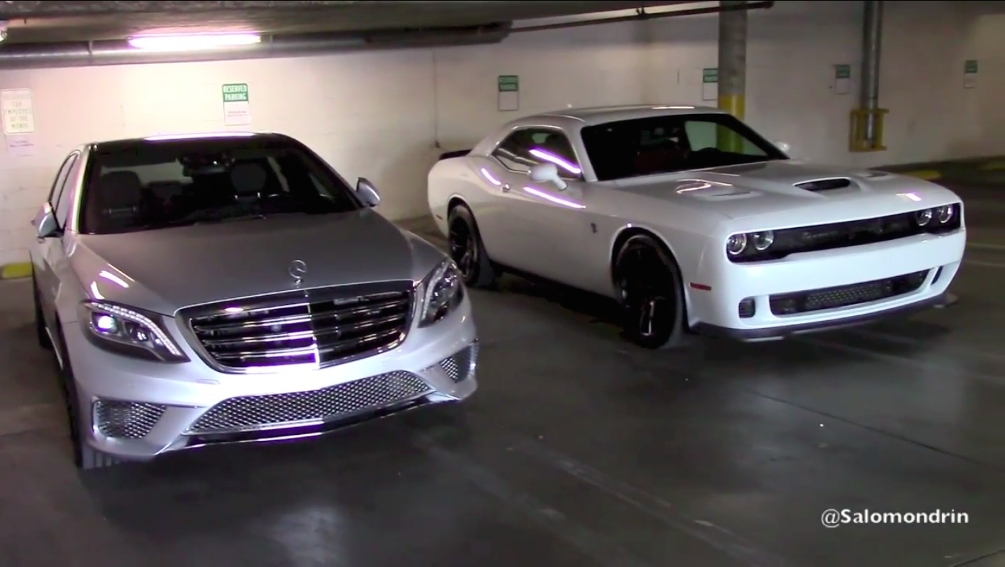 The Gear Shift: Rev Battle: Mercedes-Benz S65 AMG vs. Dodge Challenger ...
