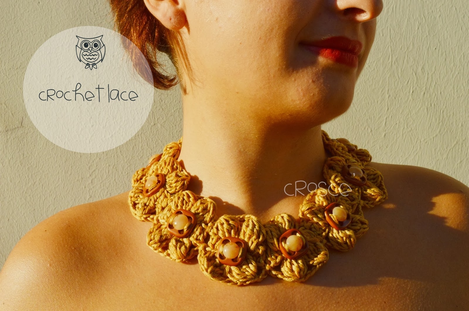 Croscé - Creative Crochet & Sewing: collane all'uncinetto - crocheted ...