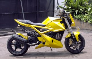 Yamaha Mio 2011 Stylish Bumblebee modification