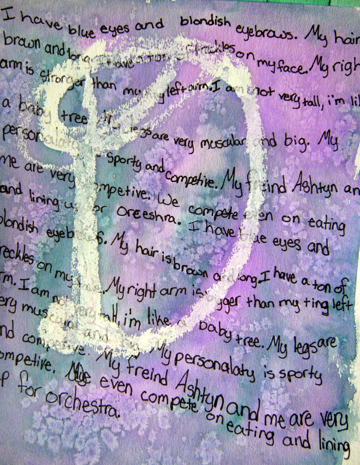 Art in the Middle...school: Descriptive Self Portraits