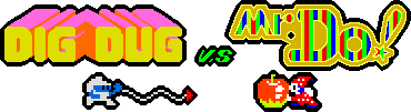 Keith Makes Games: Dig Dug Vs. Mr. Do! - Which is a better game?