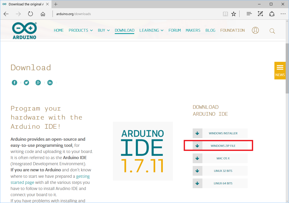 小さな基板たち (mini Boards): Arduino IDE