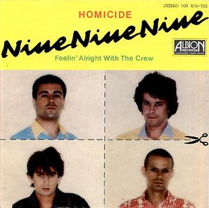 SPANISH BOMBS: 999 -Homicide -7" 1979 (1978)