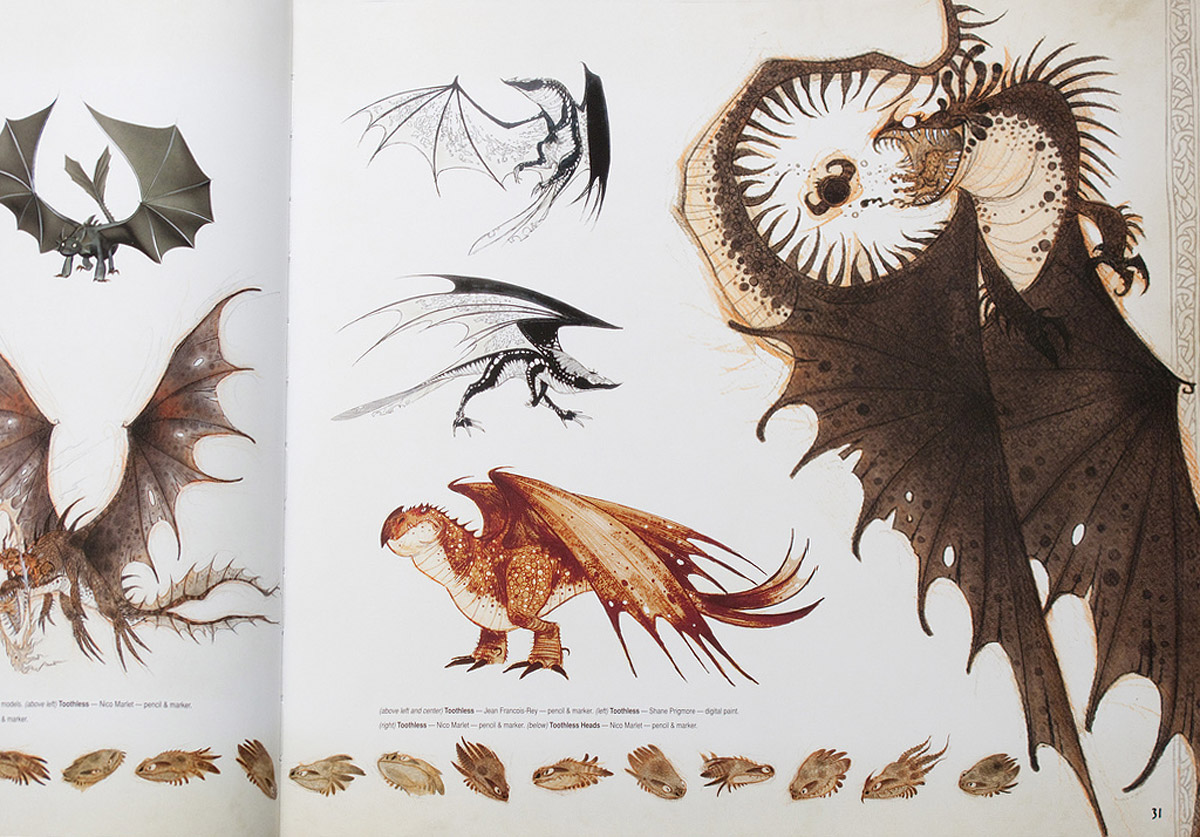 Living Lines Library: How To Train Your Dragon (2010) - Character Design