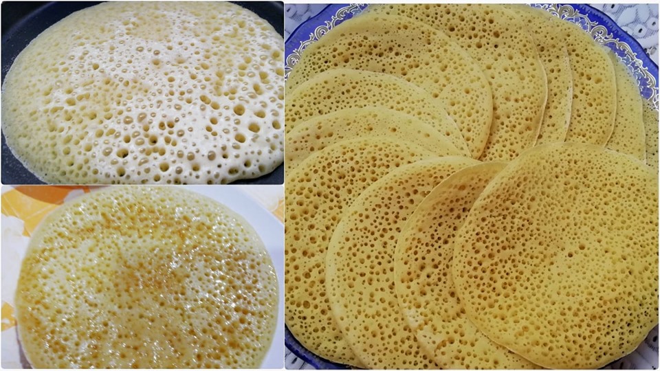 recette Marocain Crêpes - Baghrir