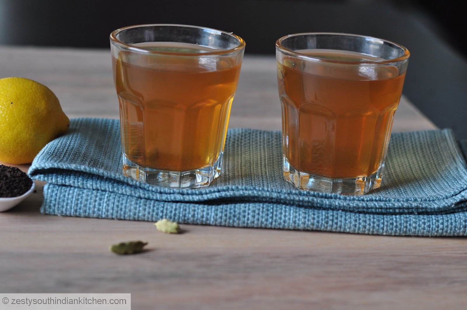 Sulaimani Chaya/ Sulaimani Tea/ Lemon tea - Zesty South Indian Kitchen