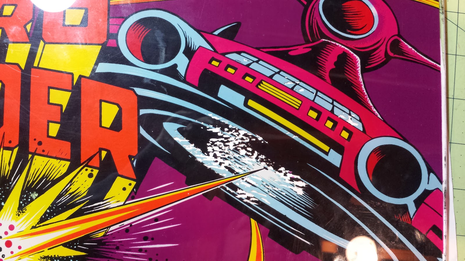 My Favorite Stripper: Astro Invaders Arcade Restoration - Marquee Touch-Up