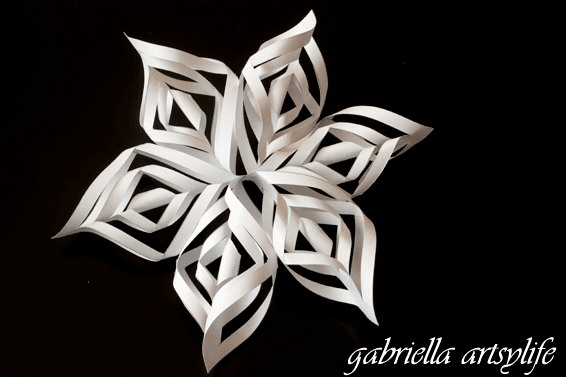 Fulg de nea 3D - gabriela artsylife