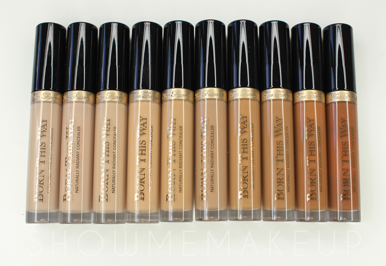 TOO FACED ‘BORN THIS WAY’ CONCEALER SWATCHES