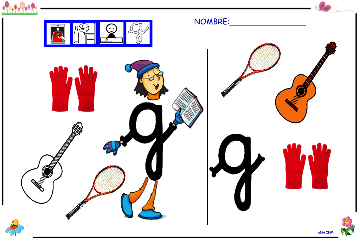 INFANTILES DE ANA V.: LA BIBLIOTECARIA G Y LOS SONIDOS GA, GO , GU, GUE ...