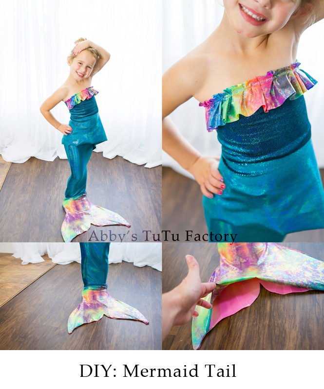 Homemade Mermaid Tail Costume