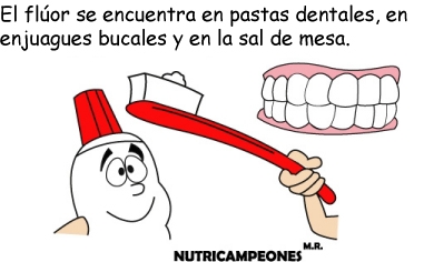 NUTRICAMPEONES: ACUDE AL DENTISTA, BENEFICIOS DEL FLUOR