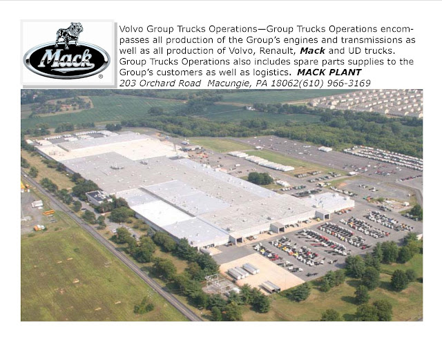 Tangil Smith's Blog: VOLVO GROUP TRUCKS OPERATIONS - MACK PLANT