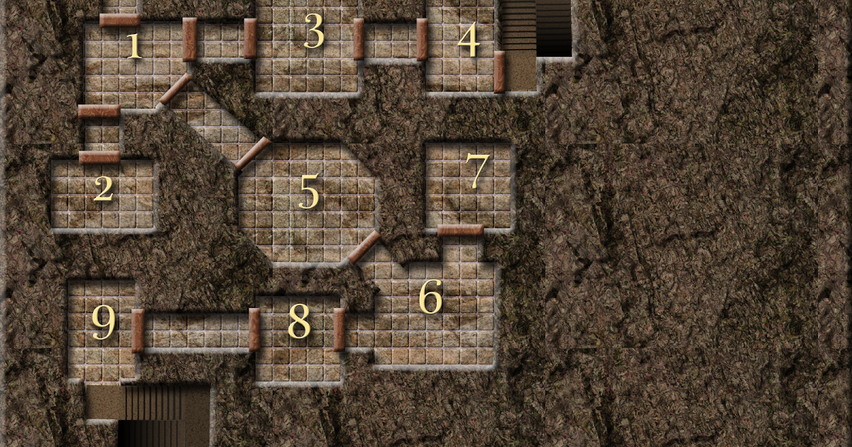 DND Maps: Completed 3D Maze