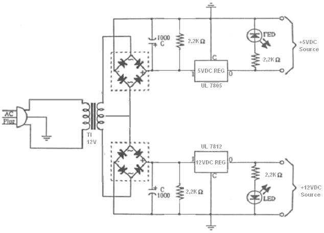 * Eletrônica Campo Elétrico: Fontes sem transformador, regulada com ...