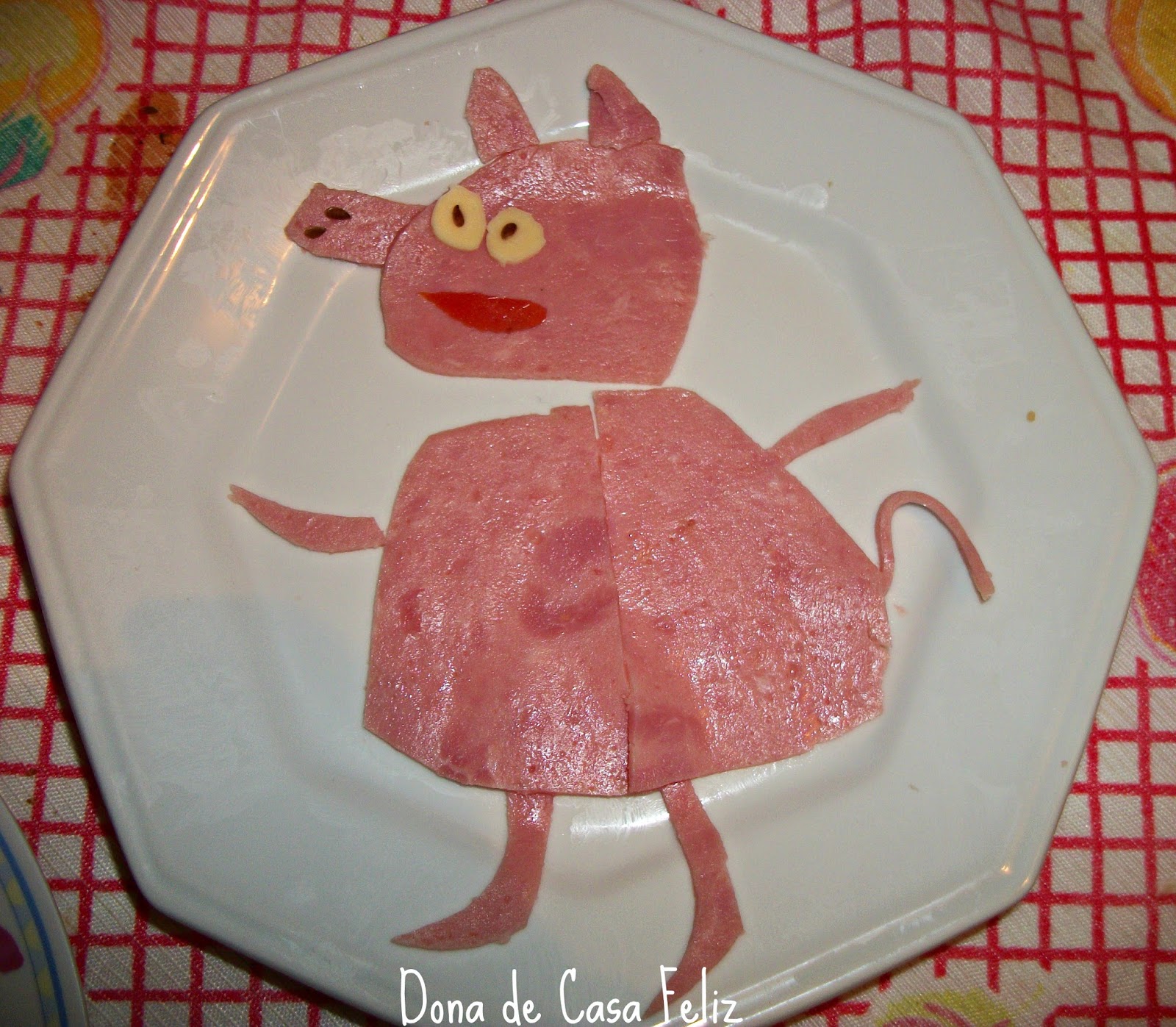 Dona de Casa Feliz: Comida Divertida: Peppa Pig
