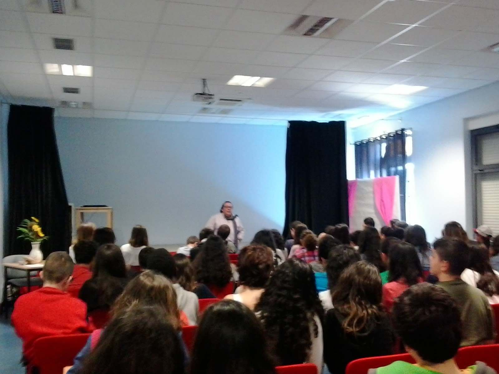 Moinho das Leituras: Alexandre Honrado na EB 2/3 Moinhos da Arroja